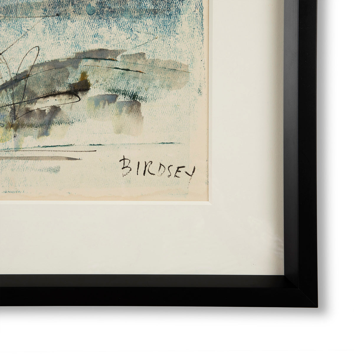 Original Alfred Birdsey Bermuda Harbor Watercolor Painting