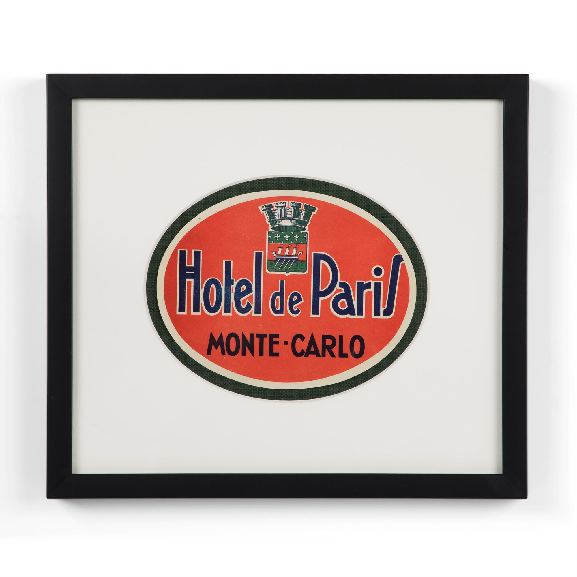 Hôtel de Paris Monte-Carlo Luggage Label