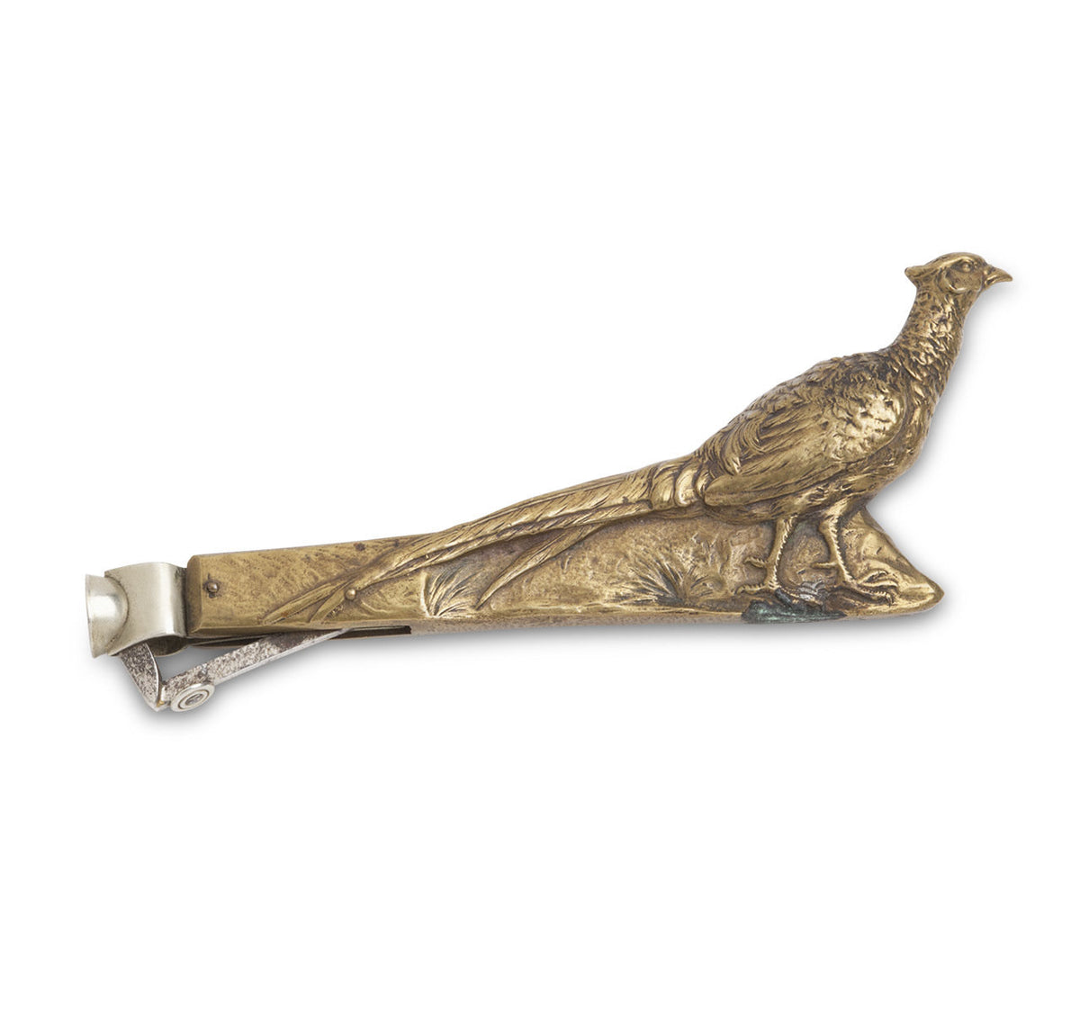 Antique Bronze Partridge Cigar Cutter