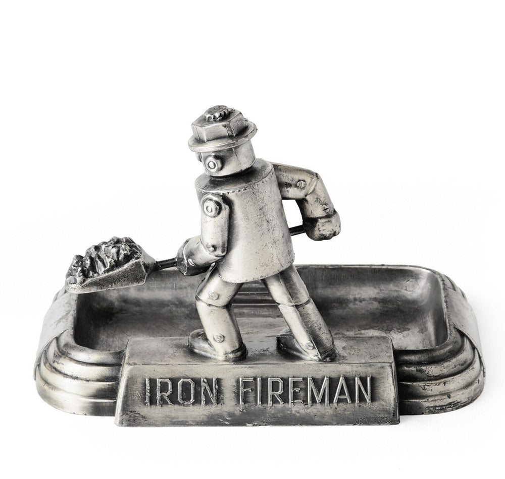 Art Deco Iron Fireman Ashtray