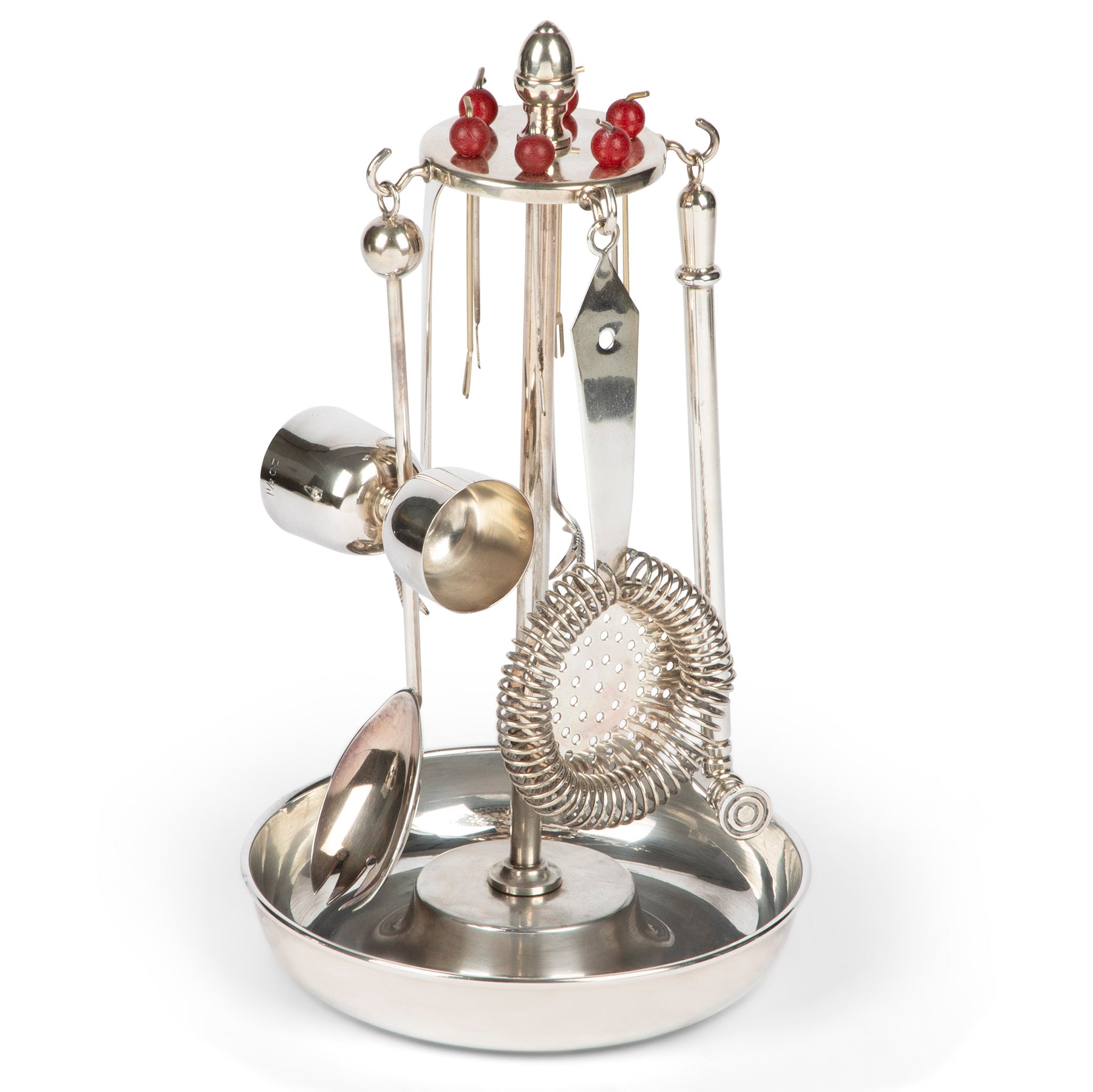 PH Vogel & Co. Silver Cocktail Tool Set