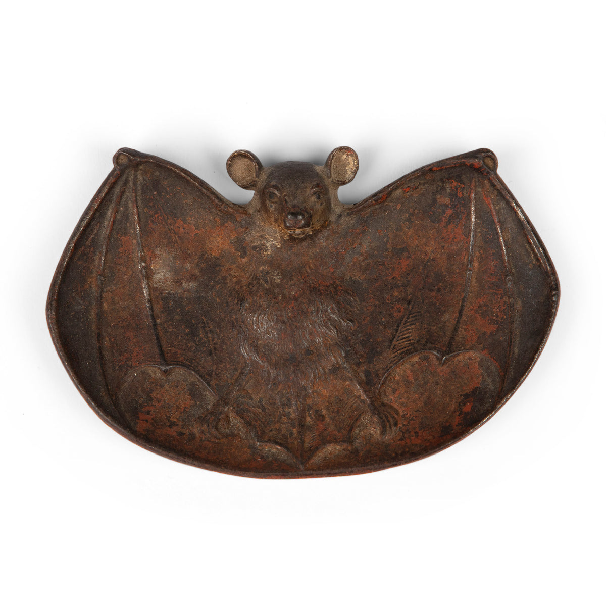 Bradley & Hubbard Cast Iron Bat Ashtray