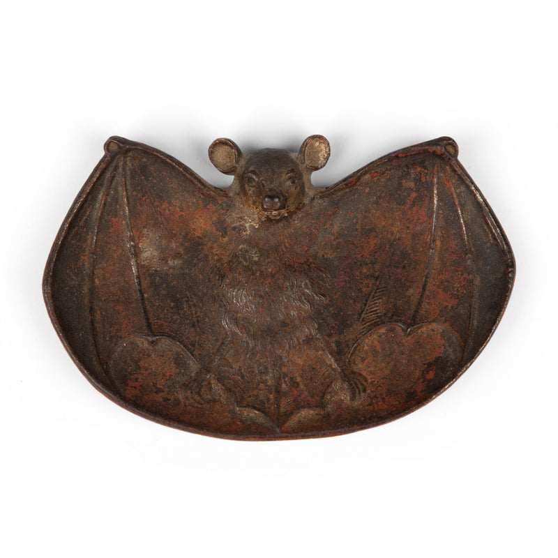 Bradley & Hubbard Cast Iron Bat Ashtray