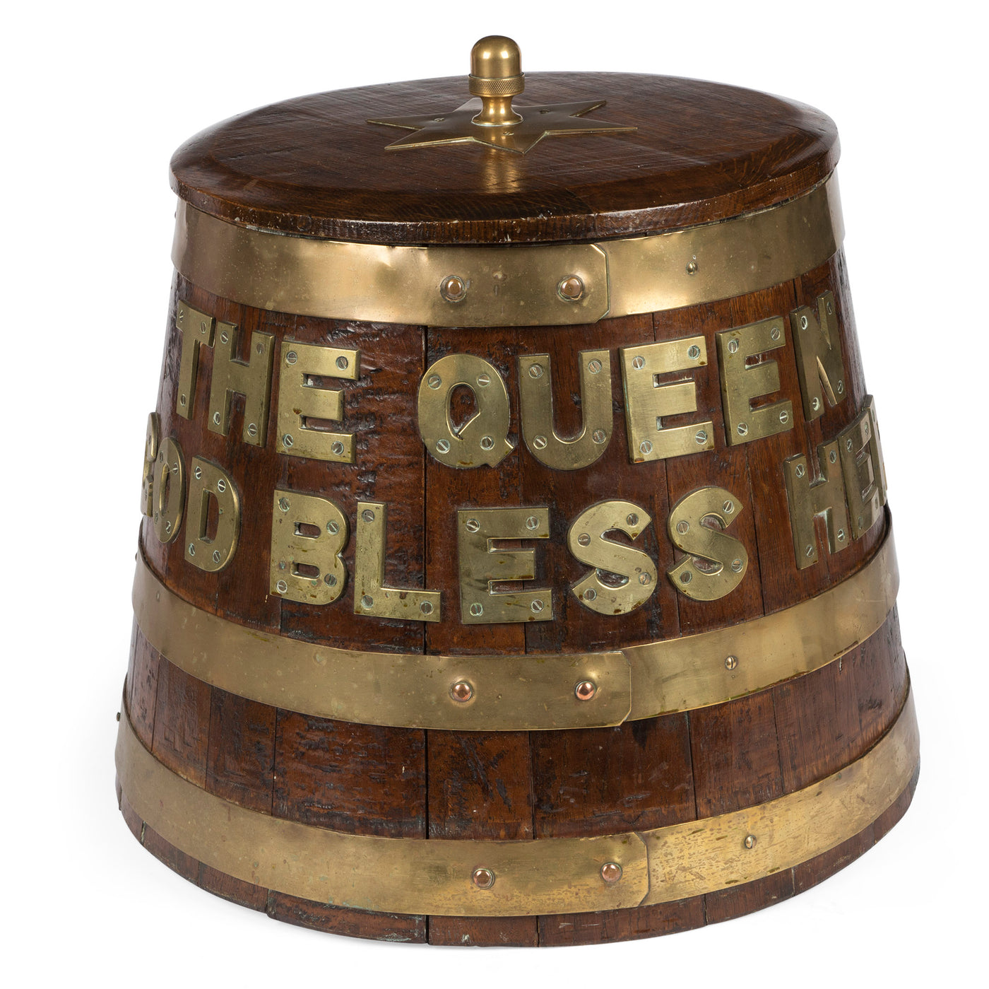 British Navy Grog Rum Barrel Tub