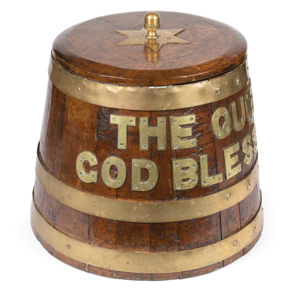 British Navy Grog Rum Barrel Tub