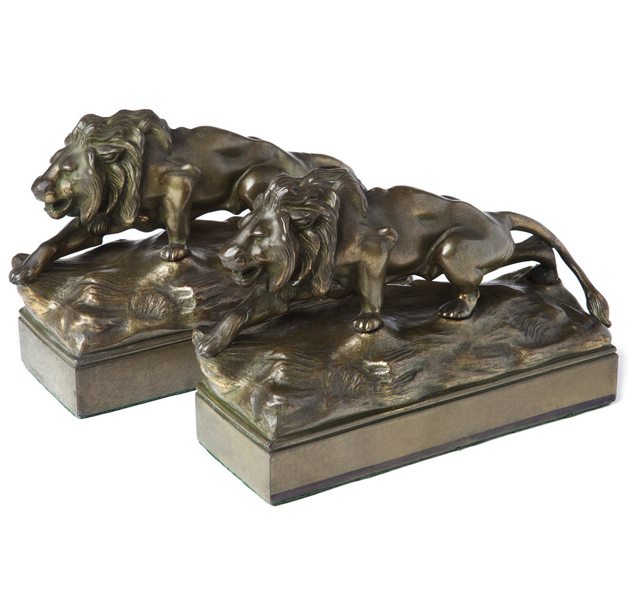 Stealthy Lion Bookends Bookends