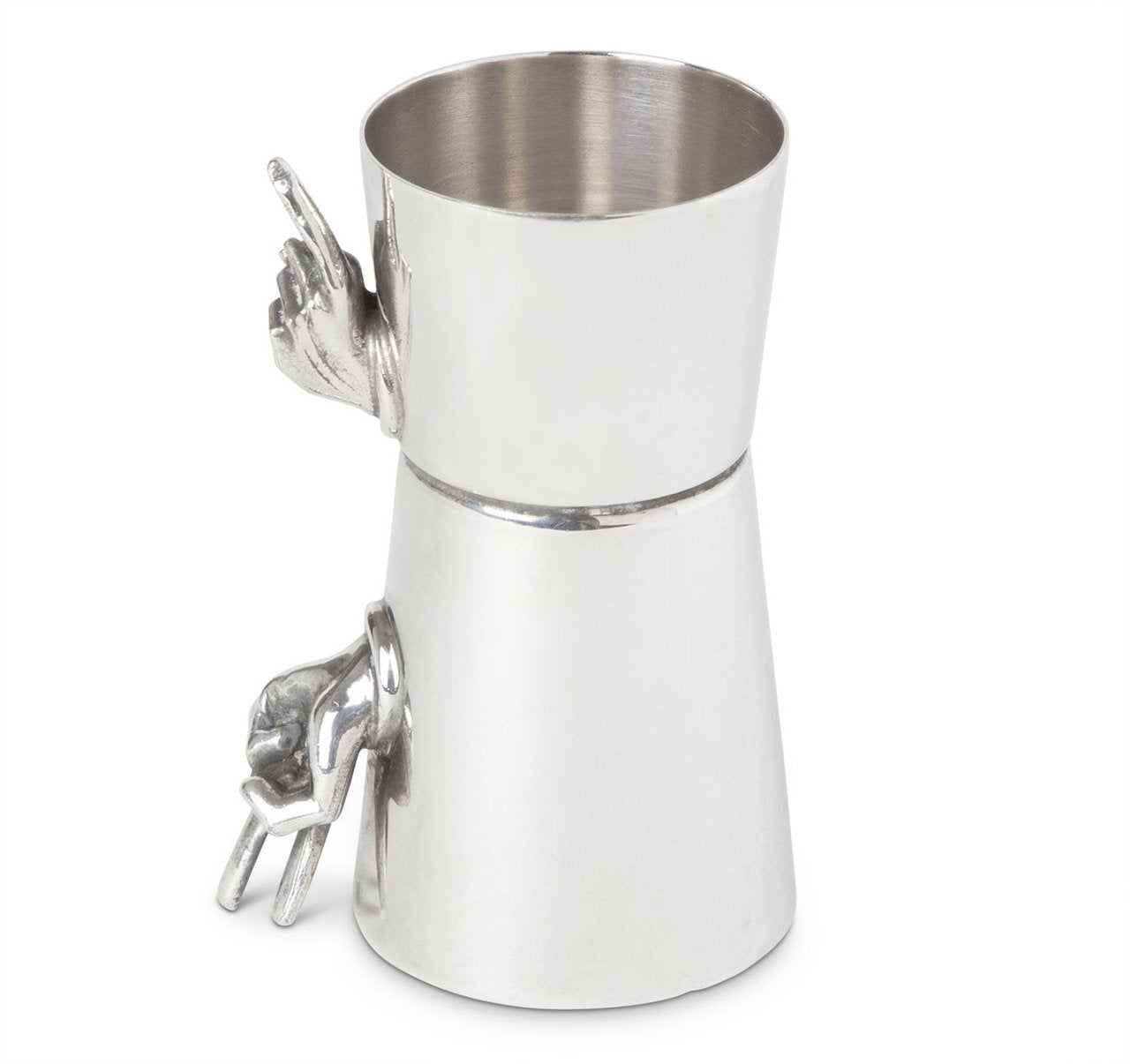 Napier Silver-Plated Double Jigger