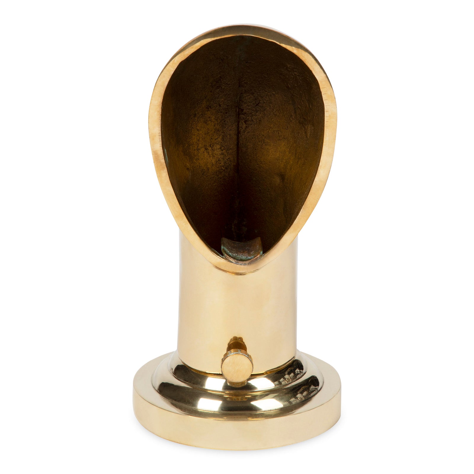 Nautical Brass Ship's Cowl Vent Ashtray