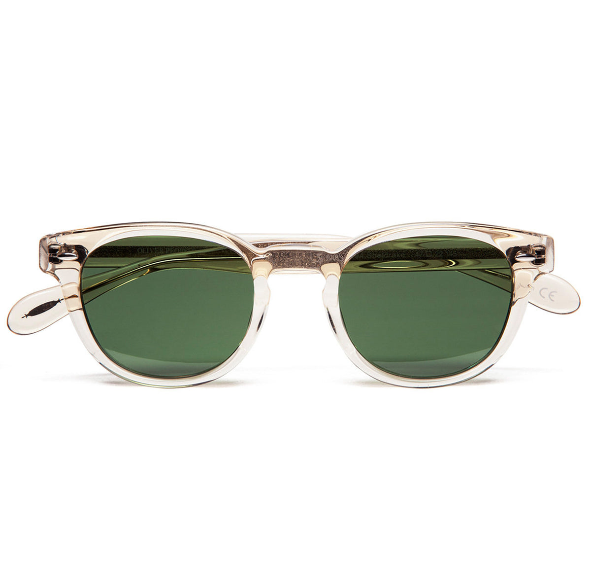 Oliver Peoples Sheldrake Sun Buff with Green C Mineral Glass