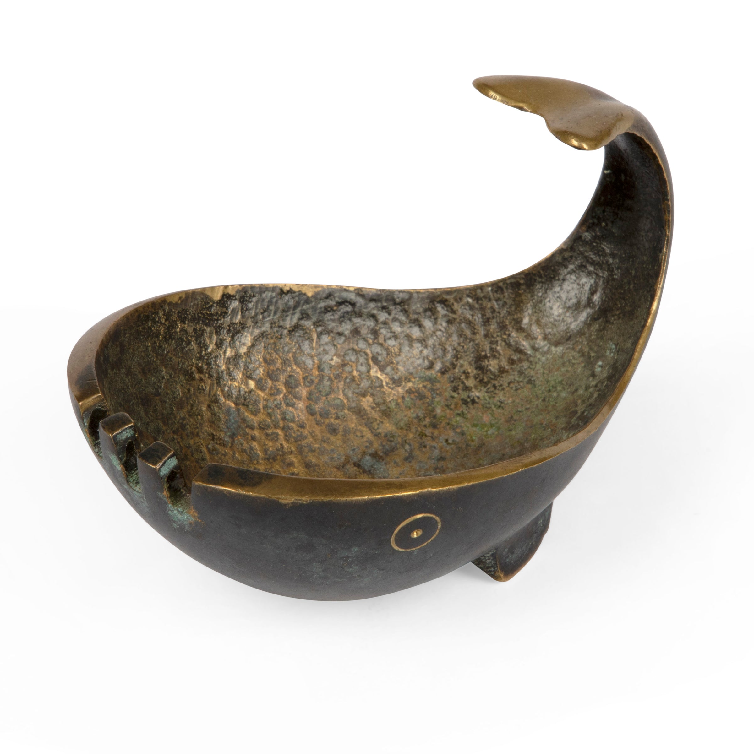Pal-Bell Whale Bronze Ashtray