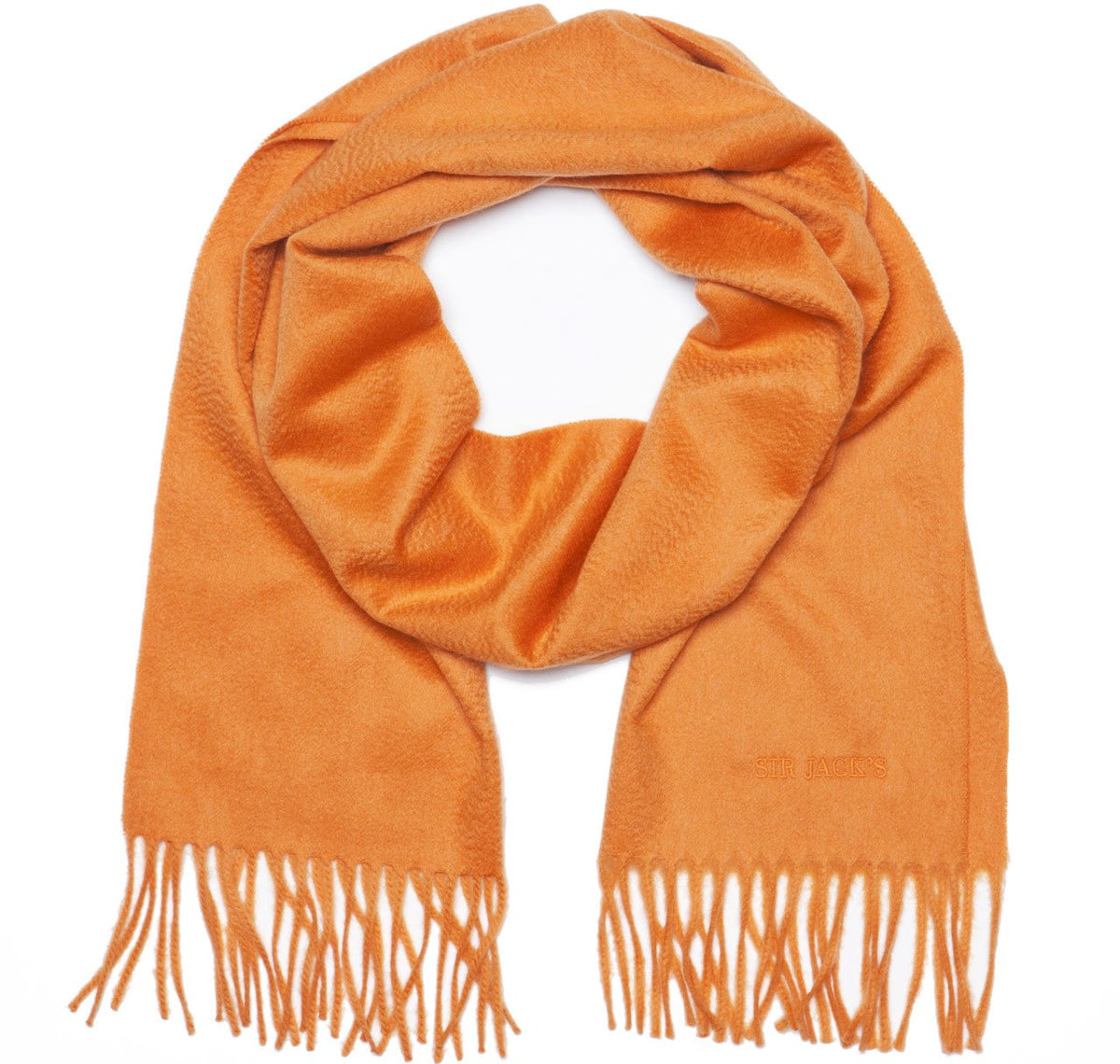Orange Cashmere Scarf