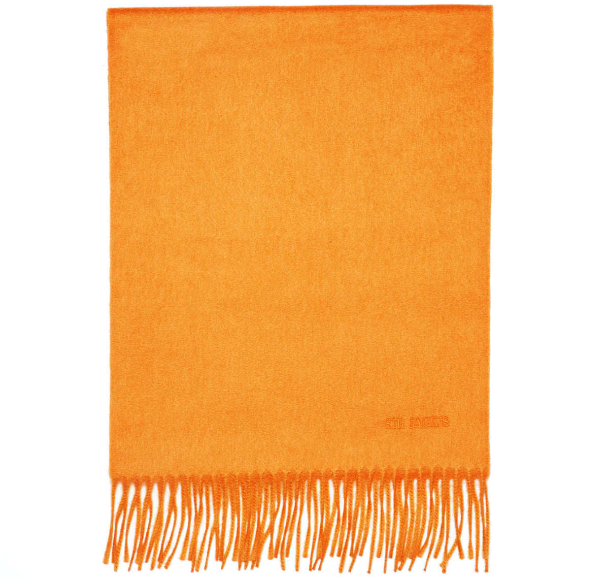 Orange Cashmere Scarf