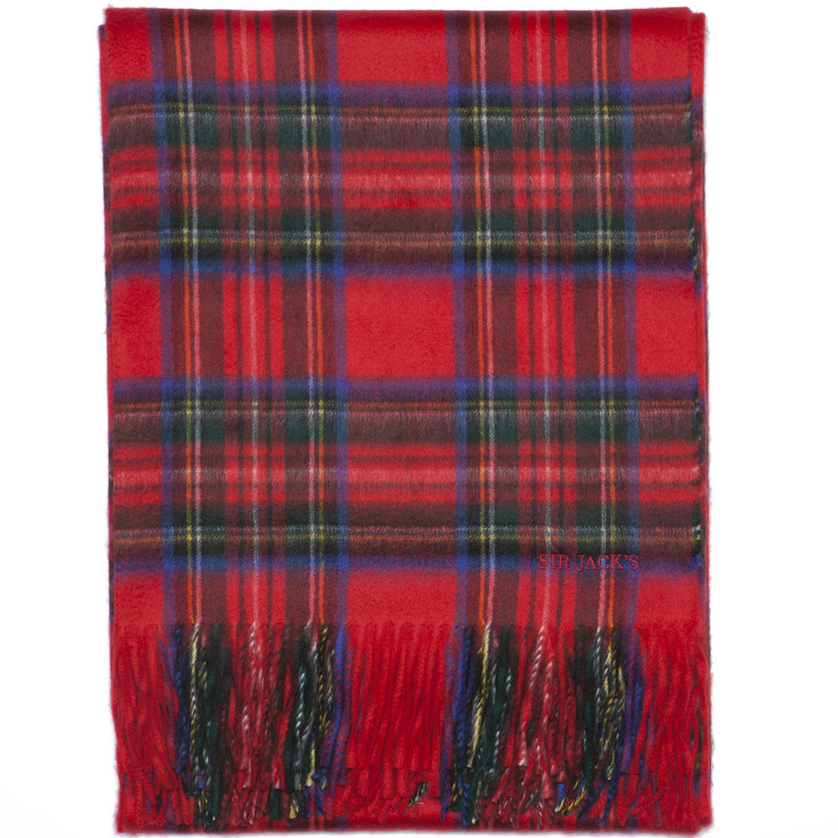 tartan cashmere throw