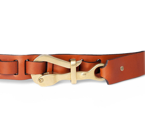Pelican Hook Belt in Tan Leather