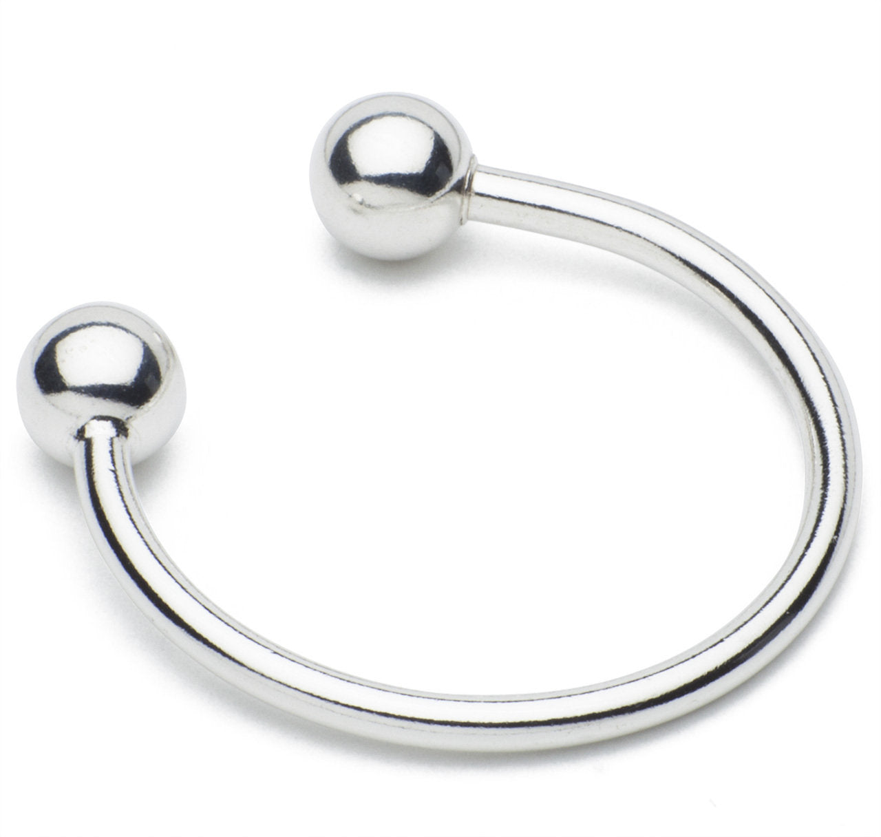 Sterling Silver Ball Key Ring