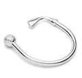 Sterling Silver Golf Club Key Ring