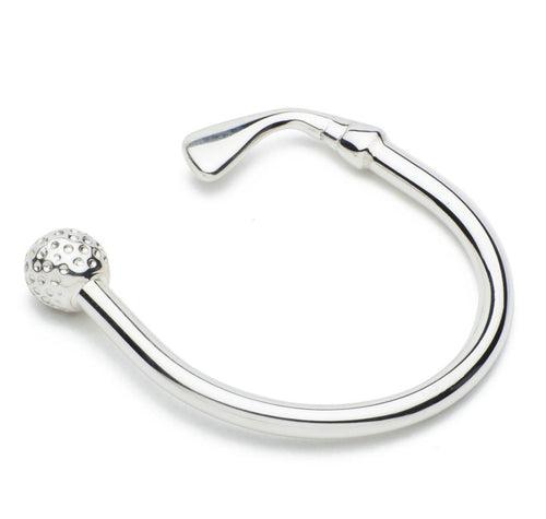 Sterling Silver Golf Club Key Ring