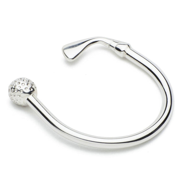 Sterling Silver Golf Club Key Ring