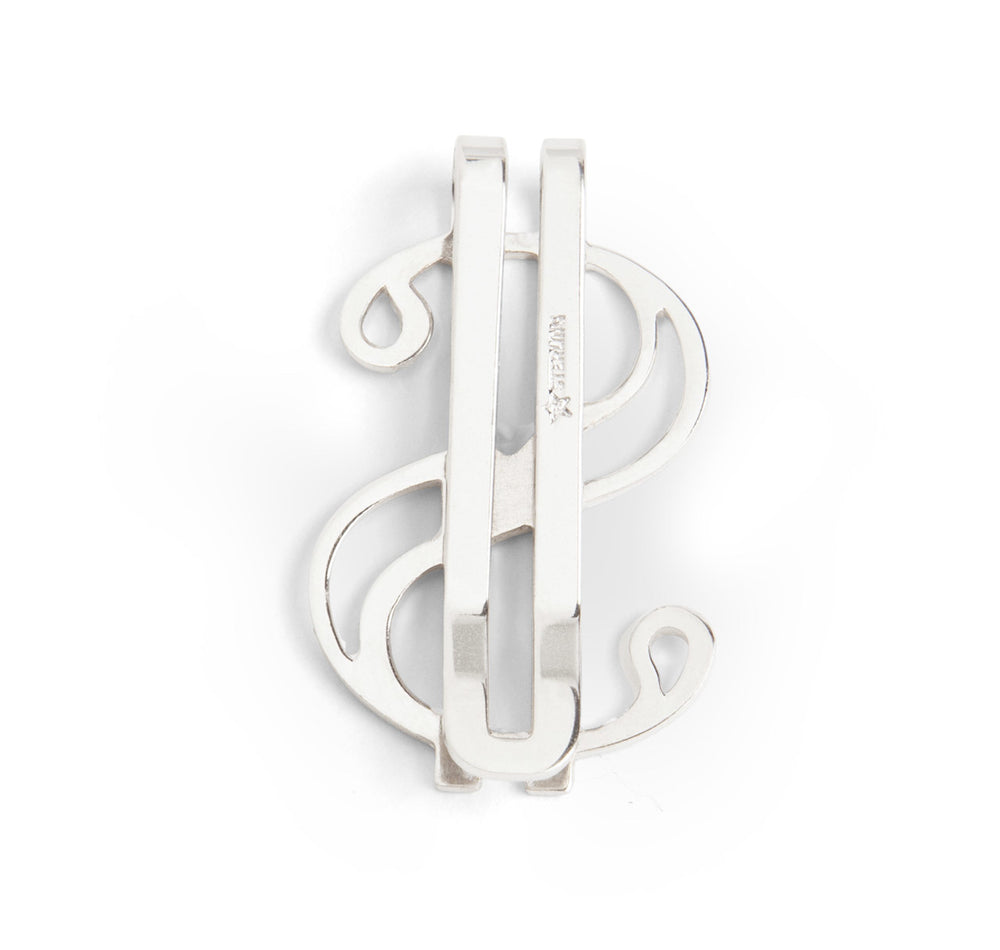 Sterling Silver Dollar Sign Money Clip