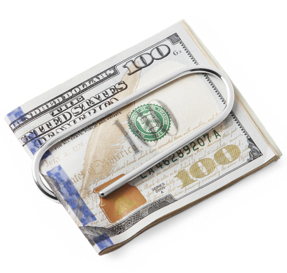 Sterling Silver Paperclip Money Clip