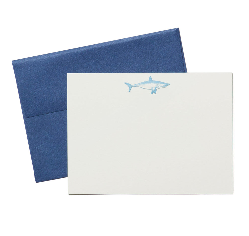 Terrapin Stationers Engraved Shark Stationery Set