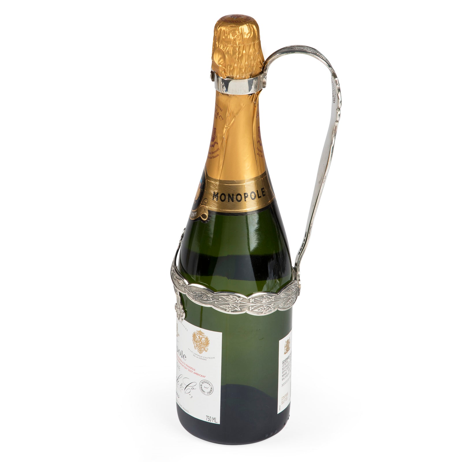 Victorian Elkington & Co. Silver Plate Bottle Holder