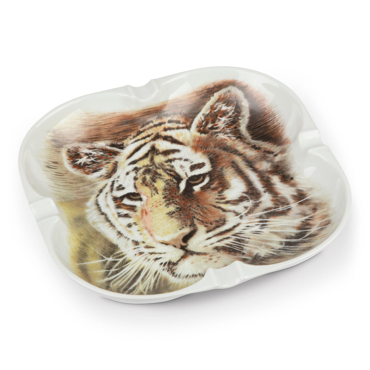 Vintage Abercrombie & Fitch Tiger Cigar Porcelain Ashtray
