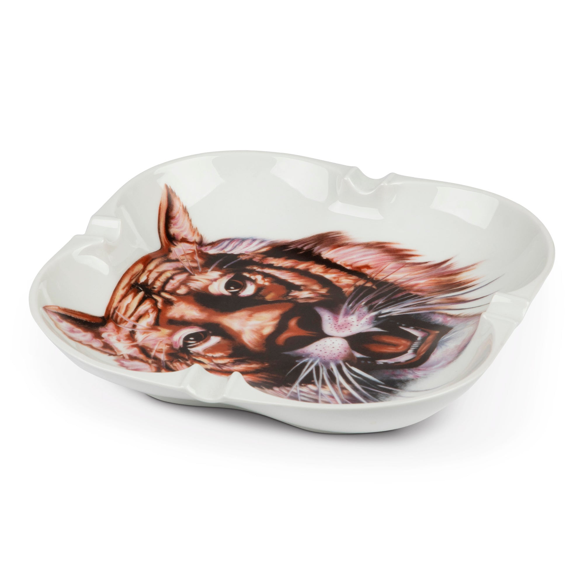 Vintage Tiger Cigar Porcelain Ashtray