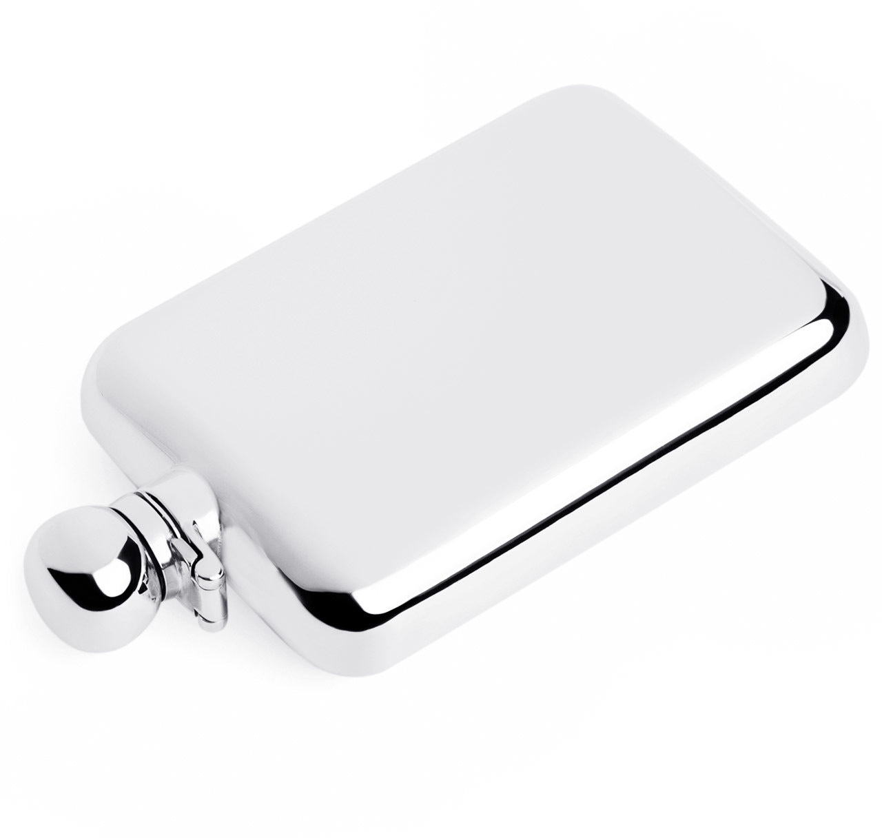 Sterling Silver 6oz Captive Top Flask