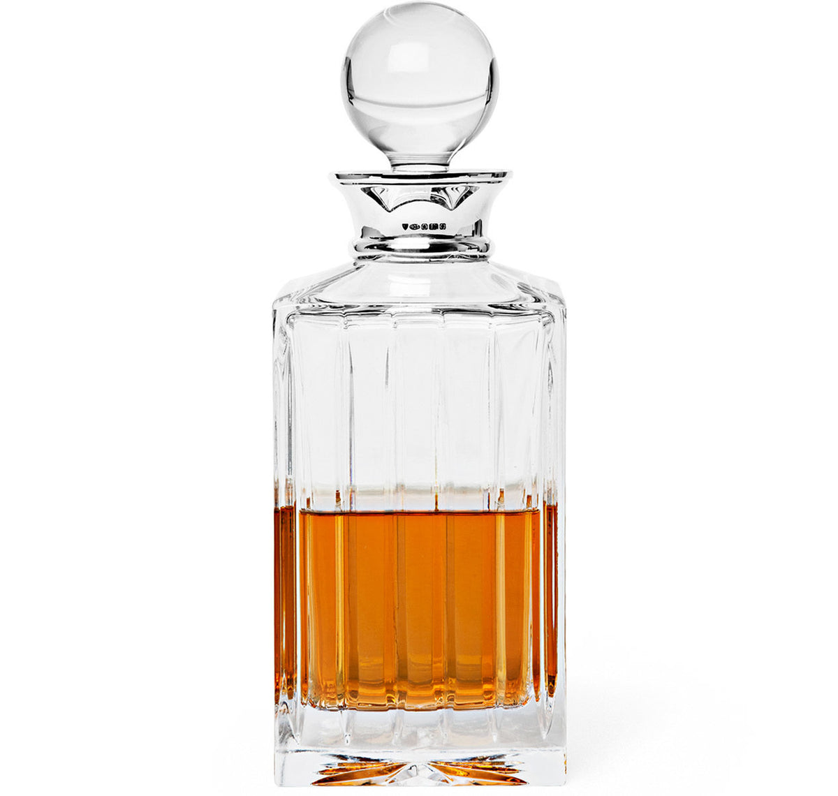 Sterling Silver & Crystal Blair Spirits Decanter