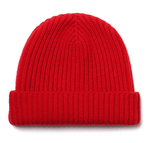 Classic Pure Cashmere Guards Red Watch Cap