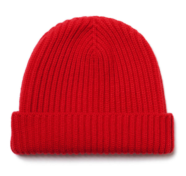 Classic Pure Cashmere Guards Red Watch Cap