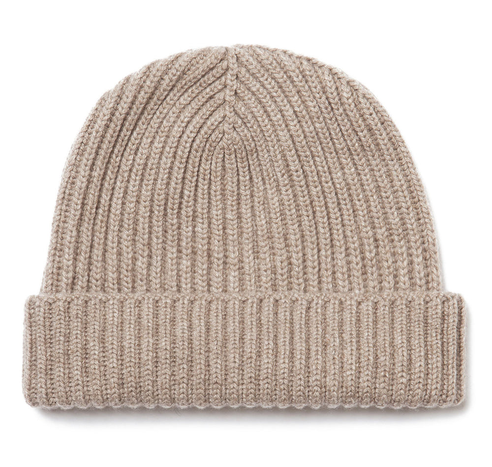 Classic Pure Cashmere Oatmeal Watch Cap