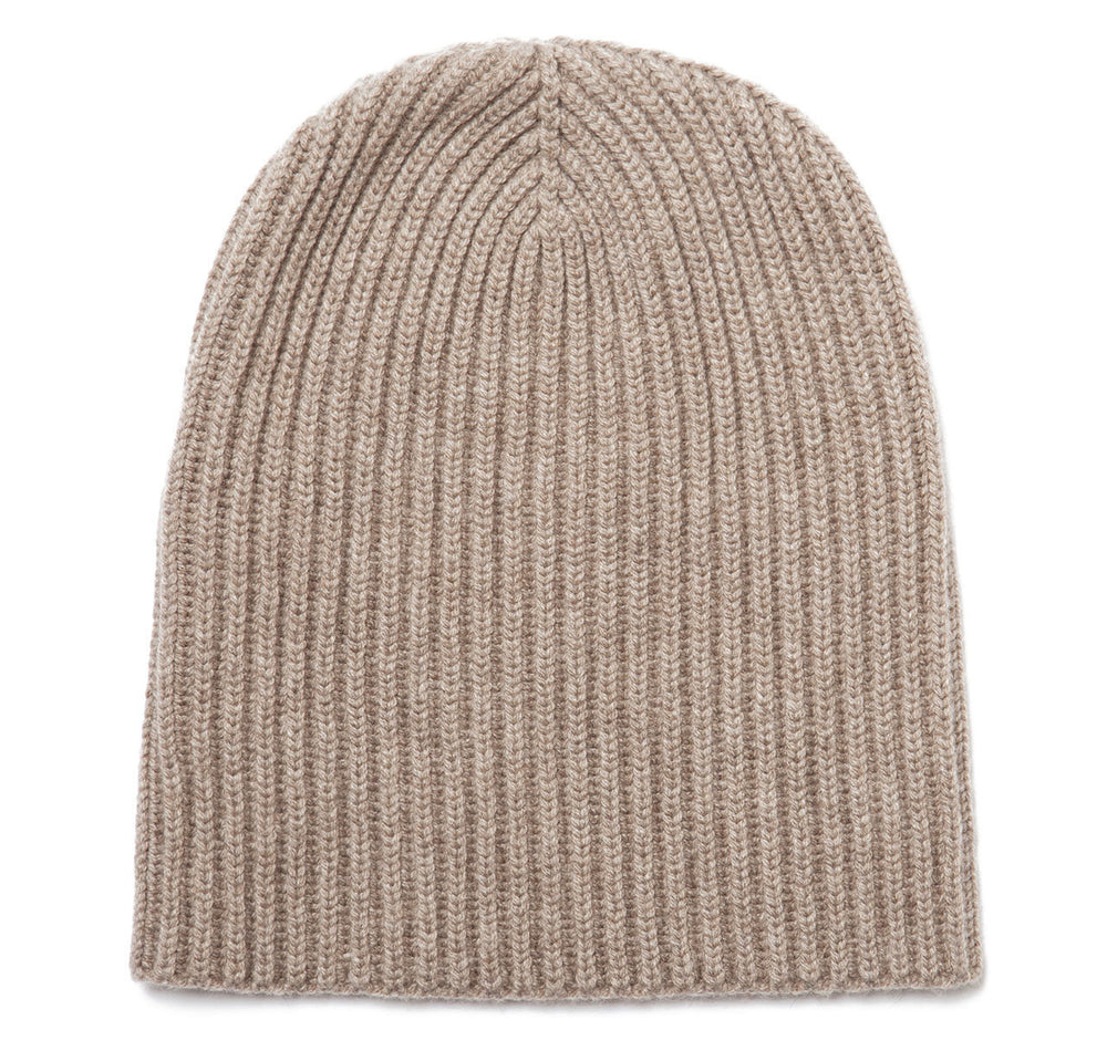 Classic Pure Cashmere Oatmeal Watch Cap