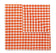 Orange Gingham Pocket Square