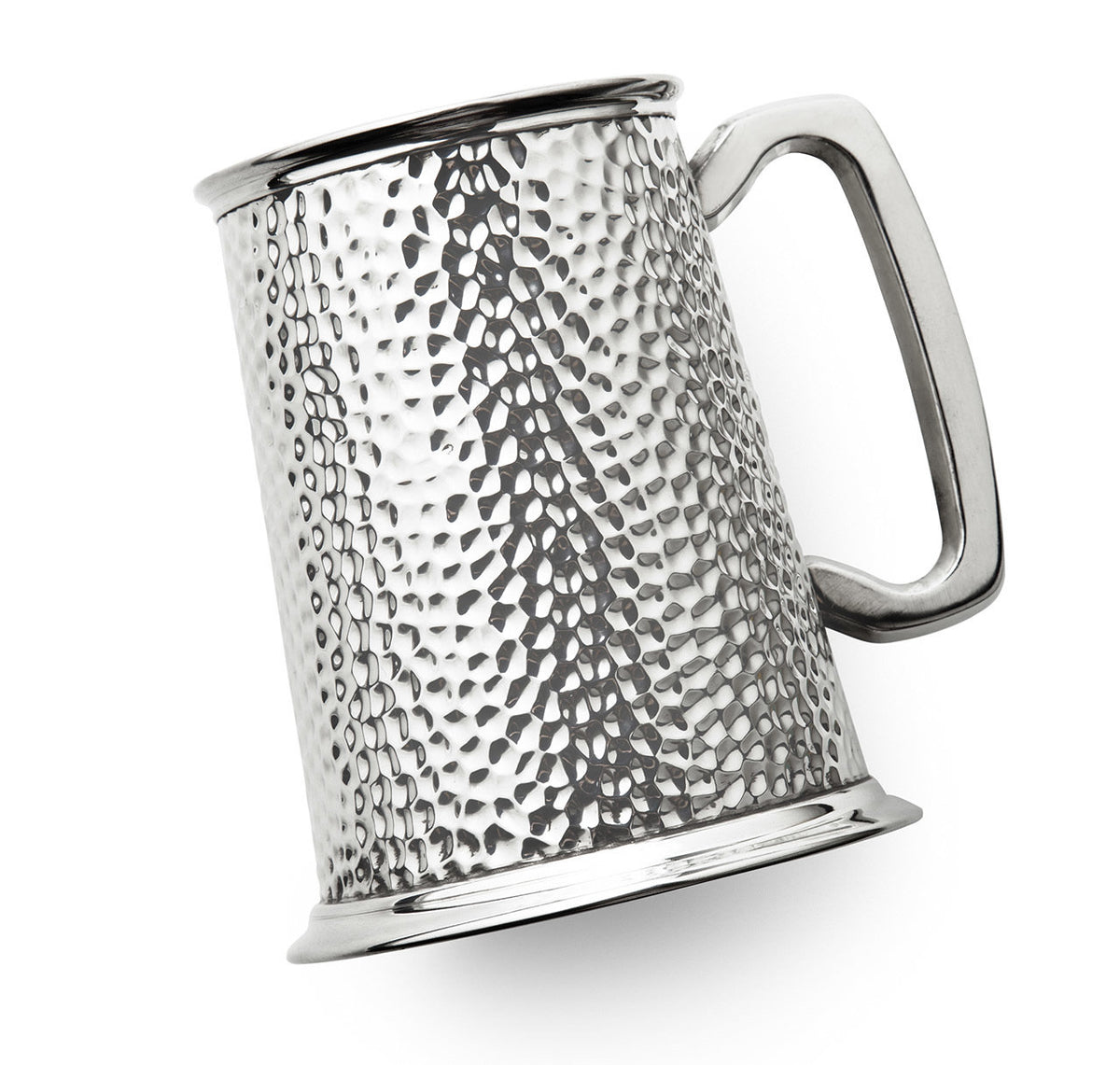Hammered Pewter Tankard